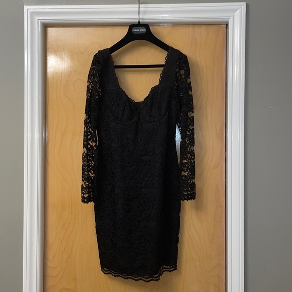 Moda International | Dresses | Gorgeous Vintage Moda Intl 96s Black ...